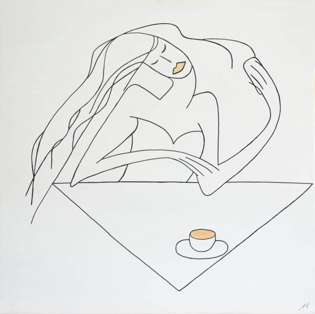 Selfie painting Selfism - Artist Ana Hercigonja Gutschy