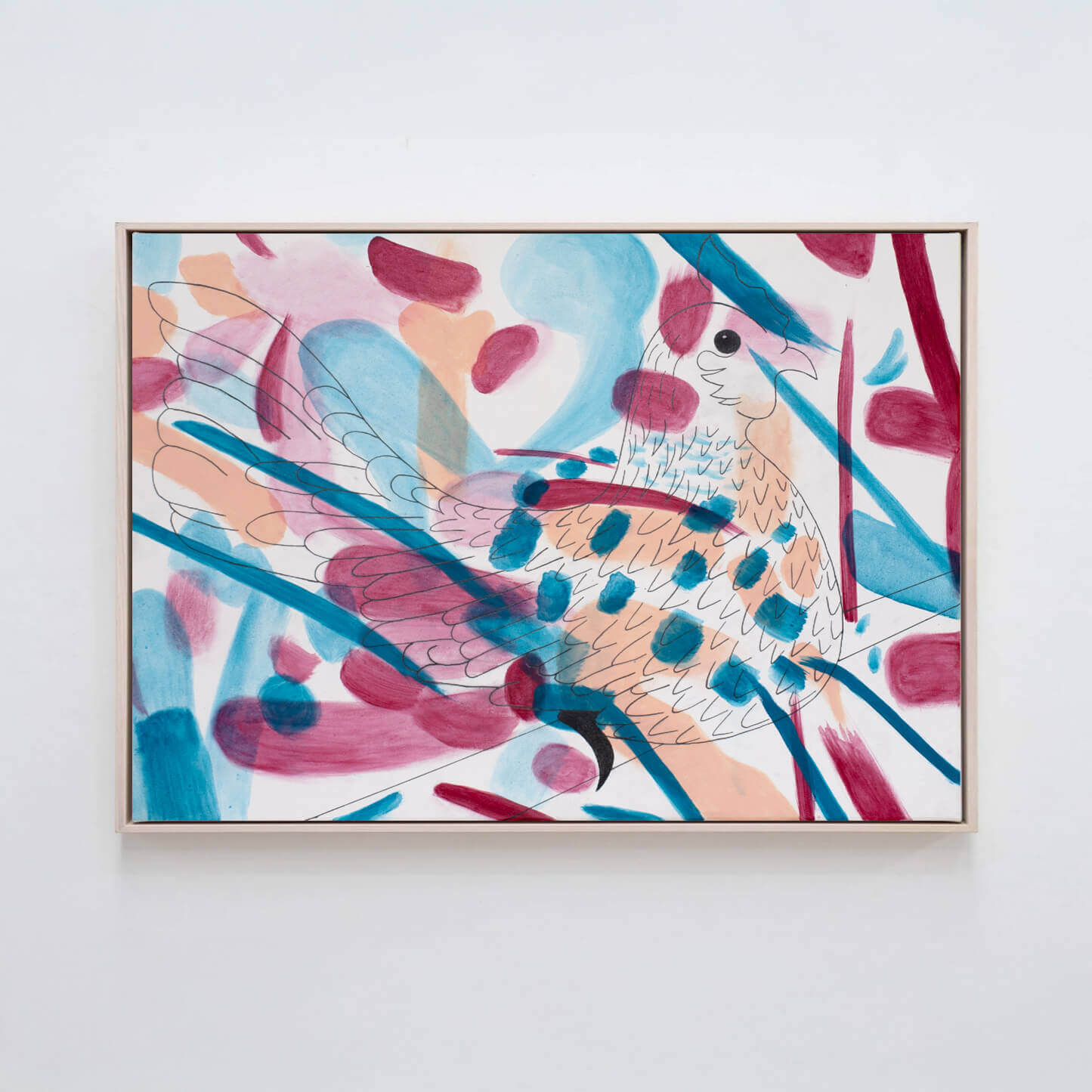 New painting A hidden chicken - Artist Ana Hercigonja Gutschy